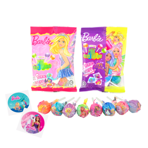 Barbie Fruit Lollipop 40g ( with Free Stickers ) – YLF