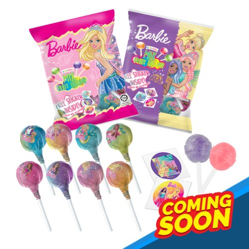Barbie Fruit Lollipop 40g ( with Free Stickers ) – YLF